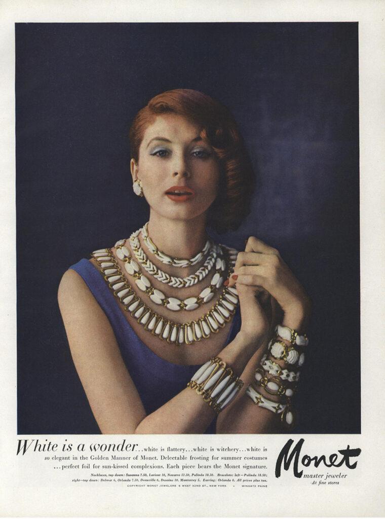 The History of Monet Jewelers' White Jewelry Line