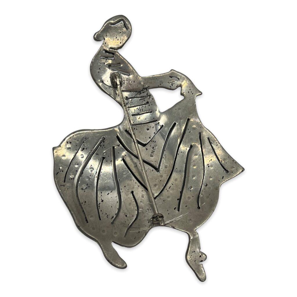 Rare 1920s Fishel Nessler Co Matador Rhinestone Brooch - The Jewelry ...