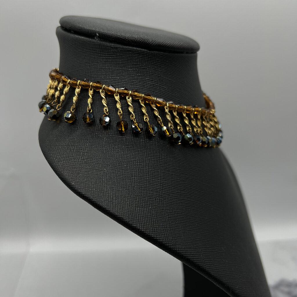 Trifari Bead Fringe Collar Necklace - The Jewelry Stylist