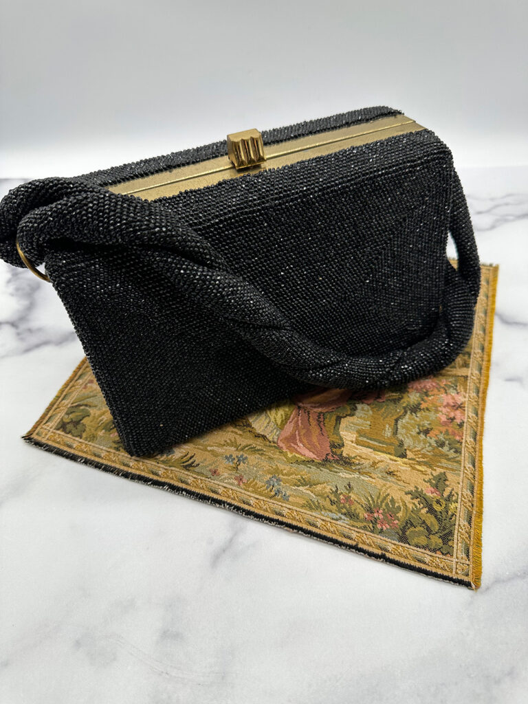 1940s Brown Lizard Skin Purse