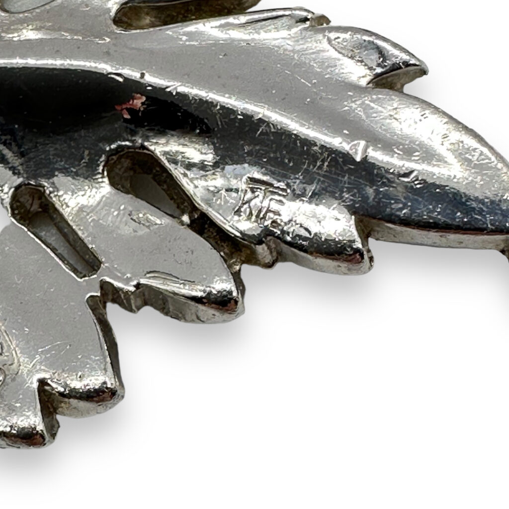 Early KTF Trifari Leaf Dress Clips - The Jewelry Stylist