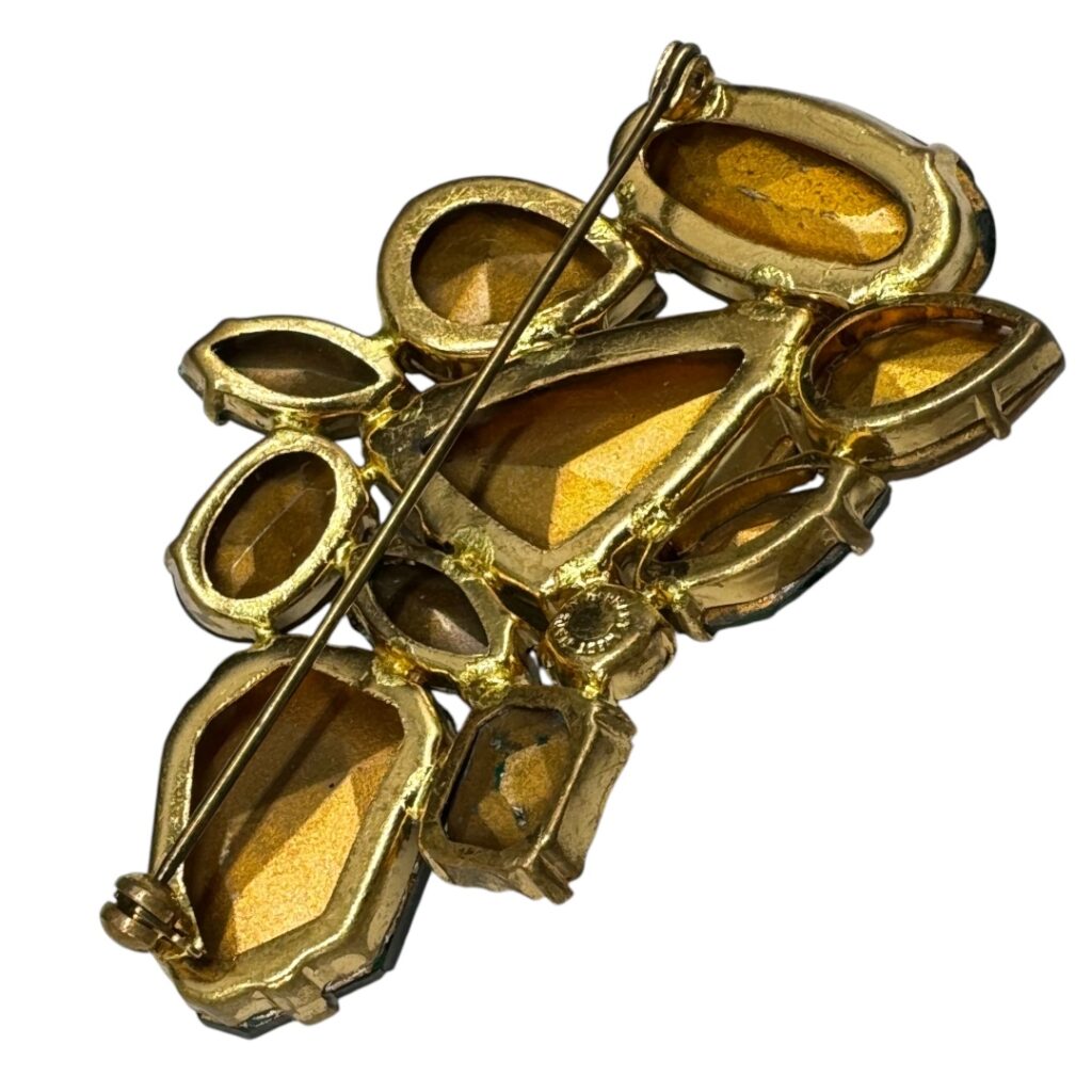 Large West German Rudolf Weiss Brooch - The Jewelry Stylist