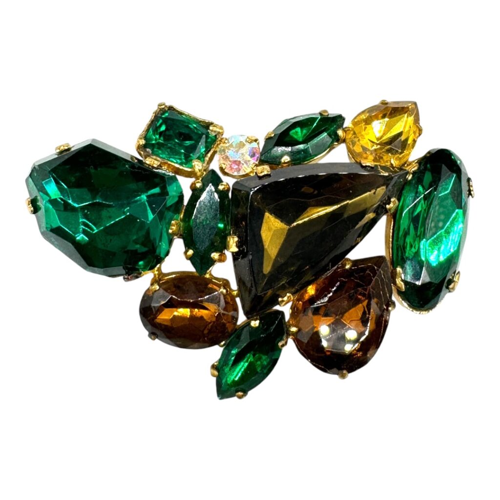 Large West German Rudolf Weiss Brooch - The Jewelry Stylist